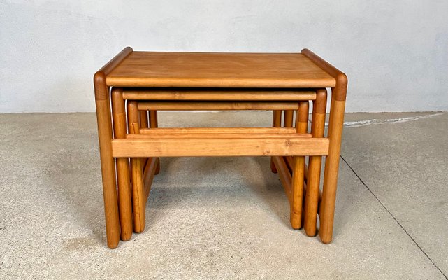 Beech nest of tables store