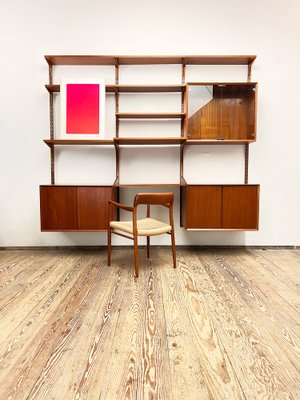 Mid Century Modern Royal System Wall Unit by Poul Cadovius for Cado Denmark 1950s for sale at Pamono