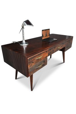 Hardwood and Reclaimed Timber Desk 1990s
