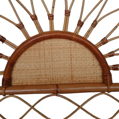 Vintage Bamboo Headboard 1980s for sale at Pamono