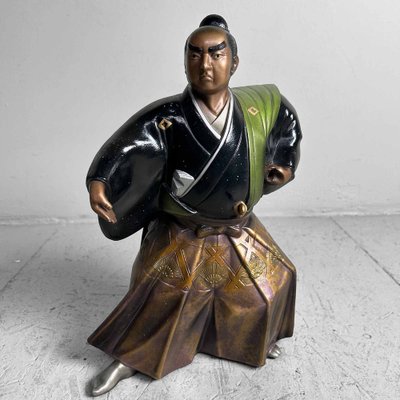 Mid Century Samurai Warrior Statue Takaoka Japan 1960s for sale at Pamono
