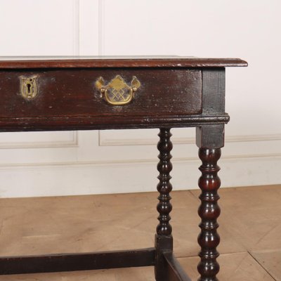 Painted oak side table store