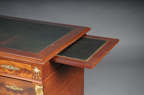 Royal Empire Desk in Gilt Bronze 19th Century