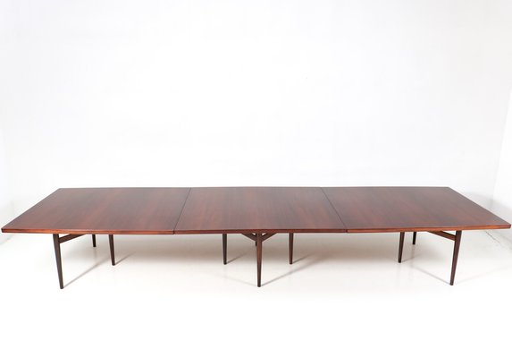 Mid Century Modern Rosewood Conference Table by Arne Vodder for Sibast 1960s for sale at Pamono