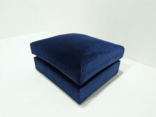 Vintage velvet ottoman store