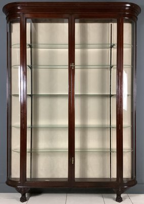 Victorian Mahogany Shop Display Cabinet for sale at Pamono