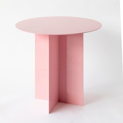 Small Round Pink Coffee Table by Secondome Edizioni for sale at Pamono