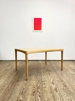 Mid century oak dining table store