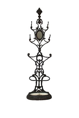 Art Nouveau Cast Iron Coat Rack from Fratelli Corneau