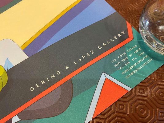Gering & Lopez Gallery Exhibition Poster by Kaws, New York Gering & Lopez Gallery Exhibition Poster by Kaws, New York