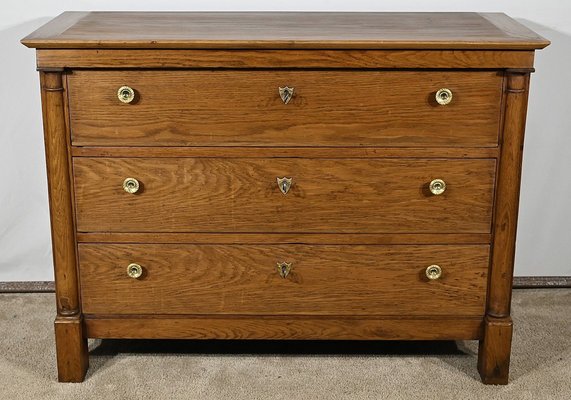 Slim oak chest of drawers store