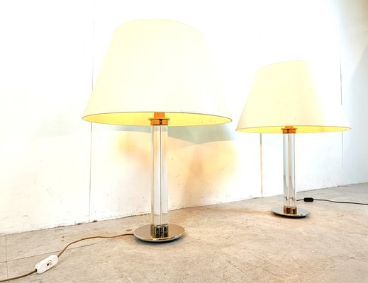 Vintage Acrylic Table Lamps Lighting Elegant Vintage Lucite Table