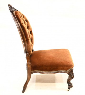 Victorian Salon Chair Nursing Seat 1860s for sale at Pamono