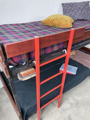 Vintage Wooden Bunk Bed 1960s