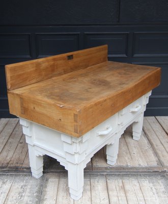 Butcher block work table store