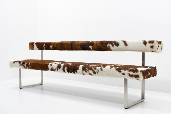 Swiss Design Permesso Bench in Cowhide from Girsberger 2008