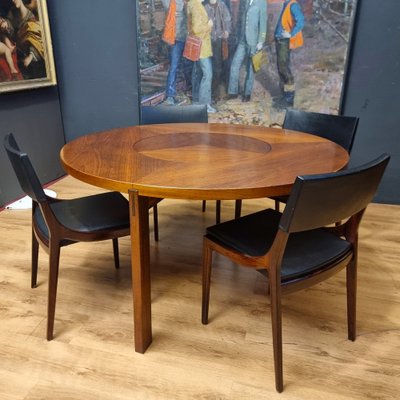 Vintage round kitchen table store