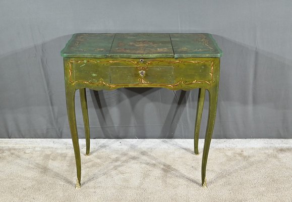 Small Louis XV Style Painted Oak Dressing Table Late 18th Century for sale at Pamono
