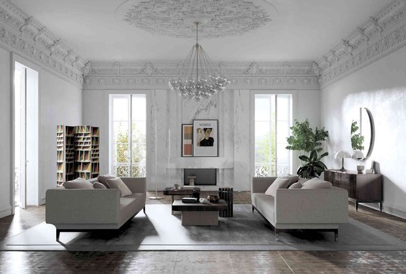Modern ivory sofa store