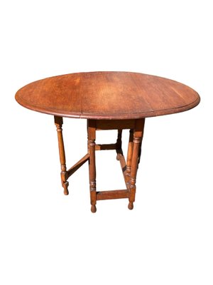 Vintage Oak Drop Leaf Table 1960