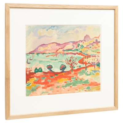 Georges Braque Landscape Georges Braque: Landscape At L'Estaque, 1906