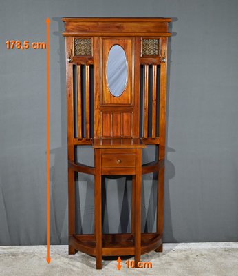 Art Deco Mahogany Coat Rack 1930s for sale at Pamono