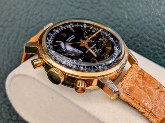 Vintage Superbe and Chronograph Mechanical Gents Watch 1950s