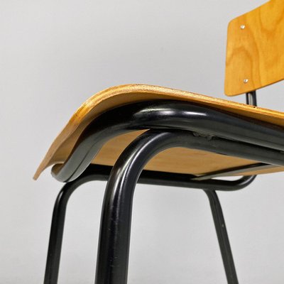 Wood And Metal School Chair