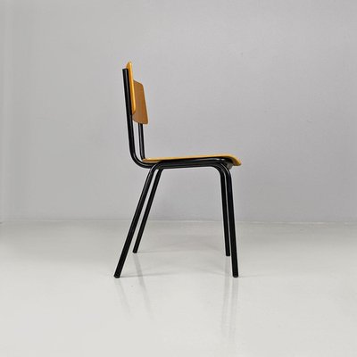 Wood And Metal School Chair