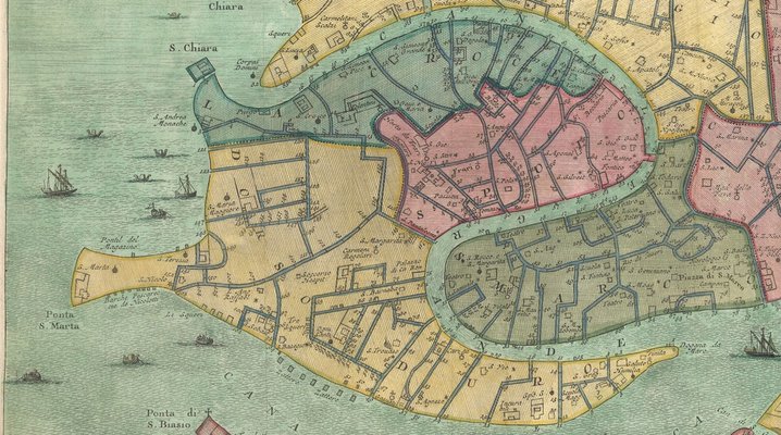 Old Maps Of Venice Chania Old Town Map
