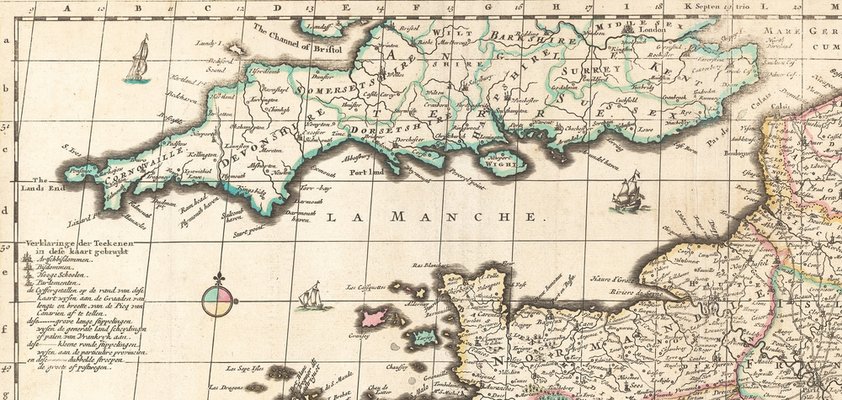 By Kingdom Of France 17th Century Map The Huguenot Kingdom By