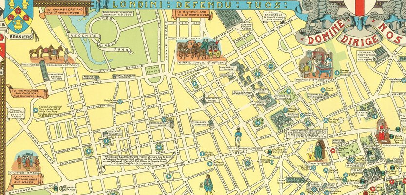 Historical Map Of London