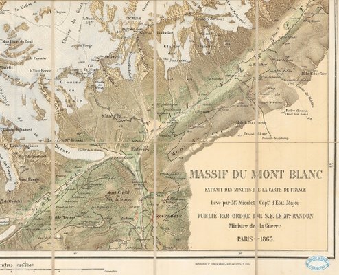 Mont Blanc Massif Italy Map Tour Of Mont Blanc Hike Maps, Routes And