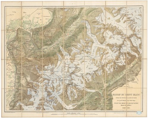 Mont Blanc Massif Italy Map Tour Of Mont Blanc Hike Maps, Routes And