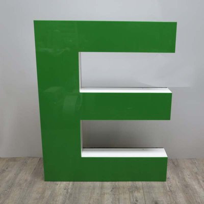 Green Letter E Poster Spring Letter "E" PIXERS.UK