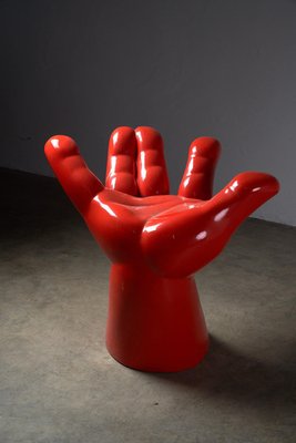 Sculptural Hand Chair 1980s for sale at Pamono