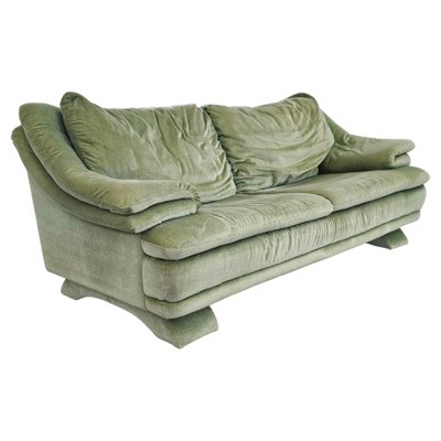 Vintage Italian Mint Green Sofa by Vico Magistretti 1980s for sale at Pamono