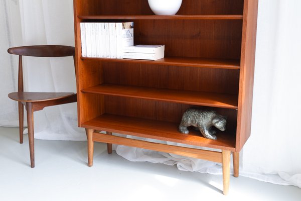 Danish Modern Teak Bookcase by Johannes Sorth for Nexo 1960s