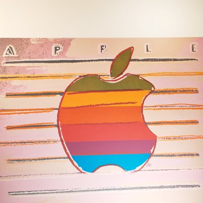 Andy Warhol Apple Logo Andy Warhol, Apple, From The Ads Portfolio,
