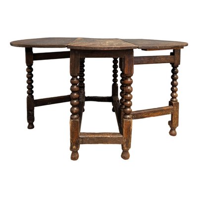 19th Century Gateleg Table with Reel Feet