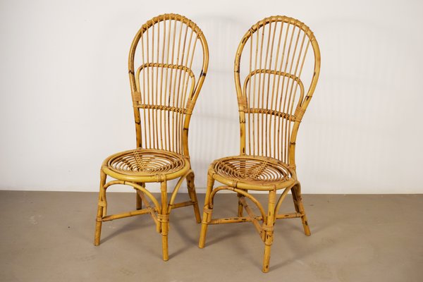 Bamboo vintage chairs store