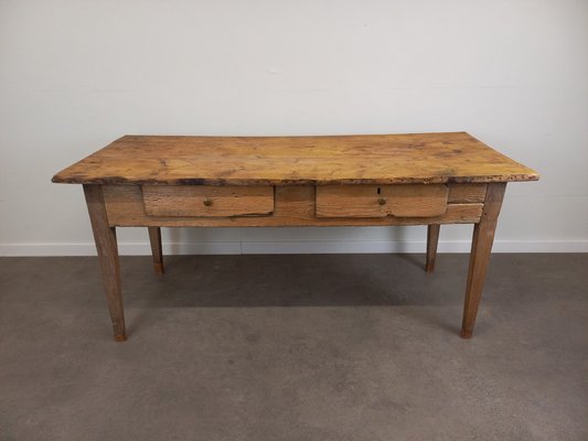 Farm table with drawers store