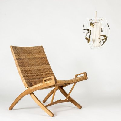 Vintage JH512 Folding Chair by Hans J. Wegner 1950s for sale at Pamono