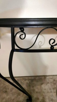 Wrought Iron Wall Table