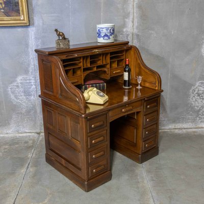 Antique Roll Top Desk 1890s for sale at Pamono