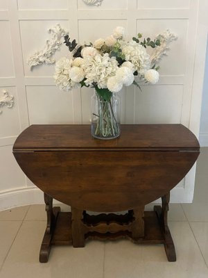 George III Pine Drop Leaf Table 1800s