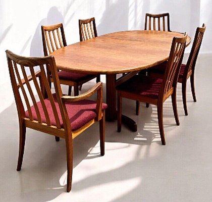 G plan dining table and chairs store