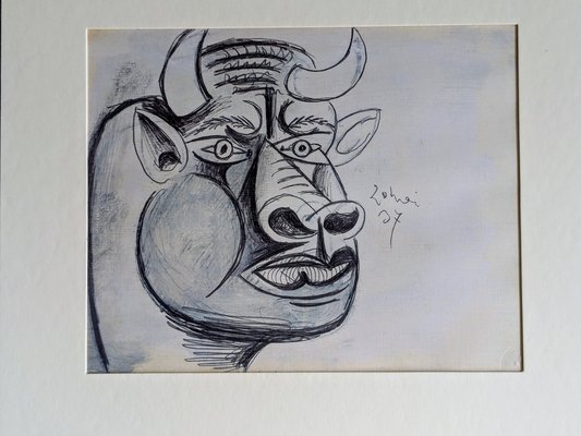 Picasso Bull Drawings