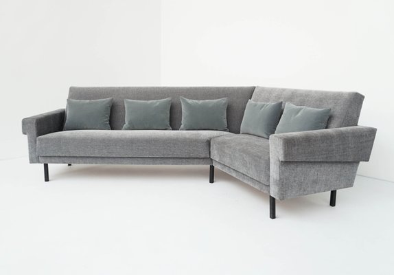 Dark grey mid century sofa store