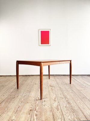 Mid Century Modern Danish Dining Table in Teak by H.W. Klein for Bramin 1960s